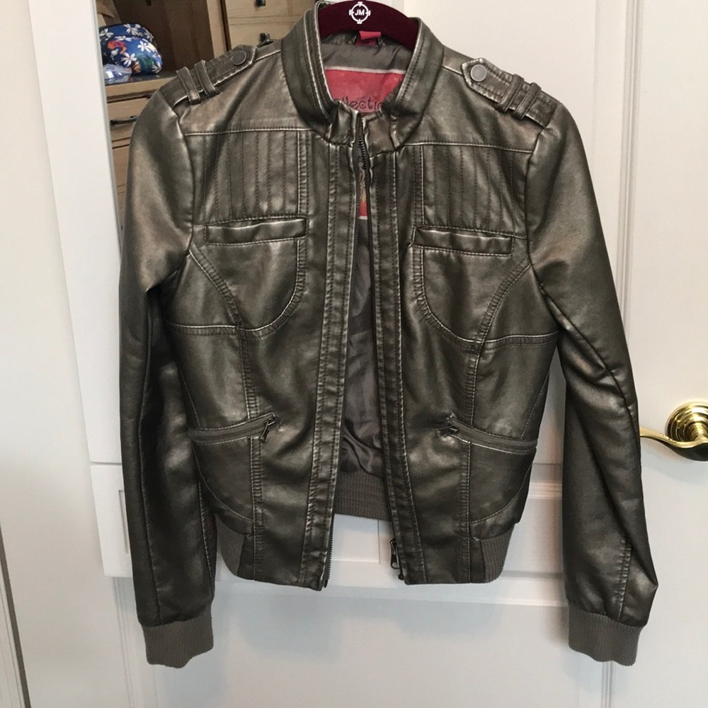 Rustic Leather Jacket - Gem